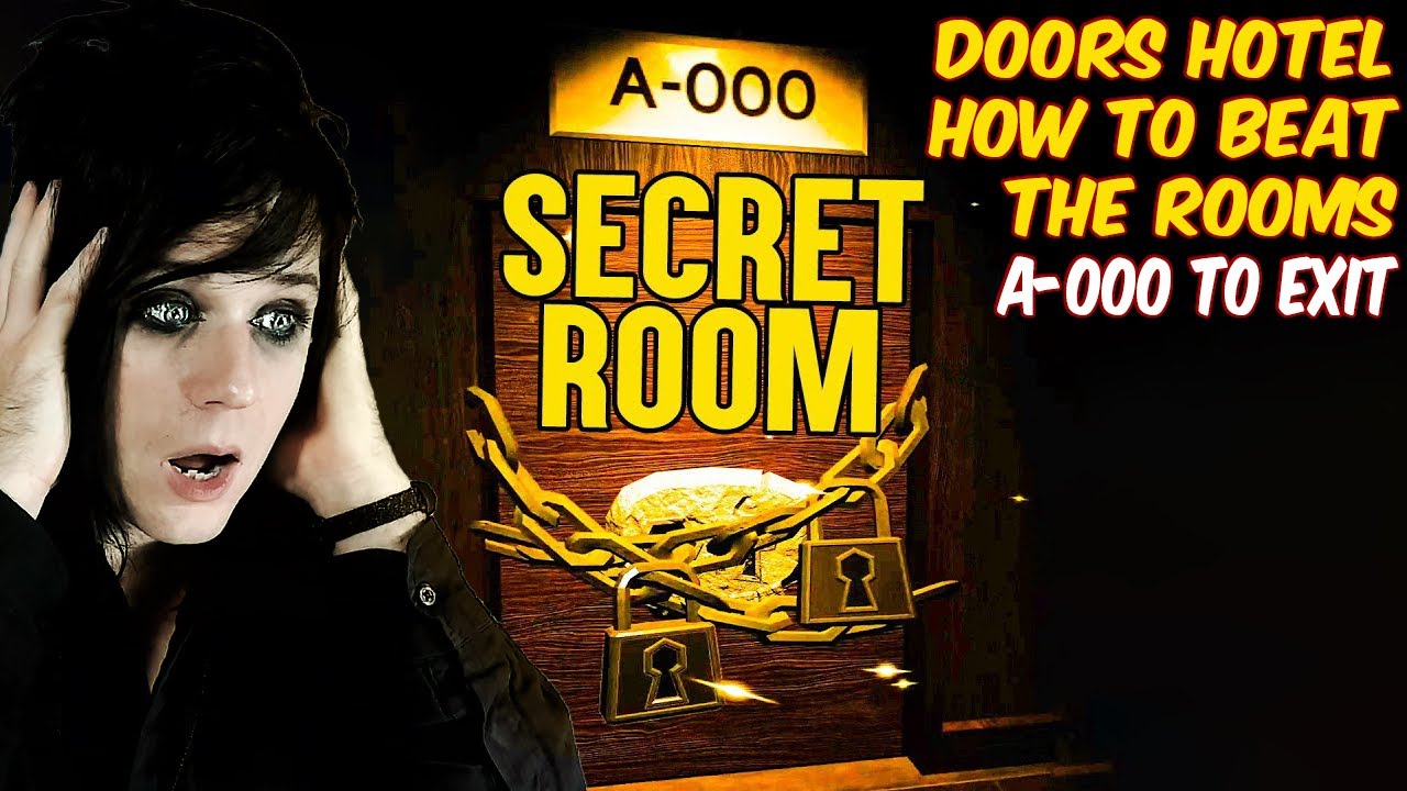 HOW TO BEAT DOORS HOTEL SECRET ROOMS A-000 to EXIT Full Walkthrough ...