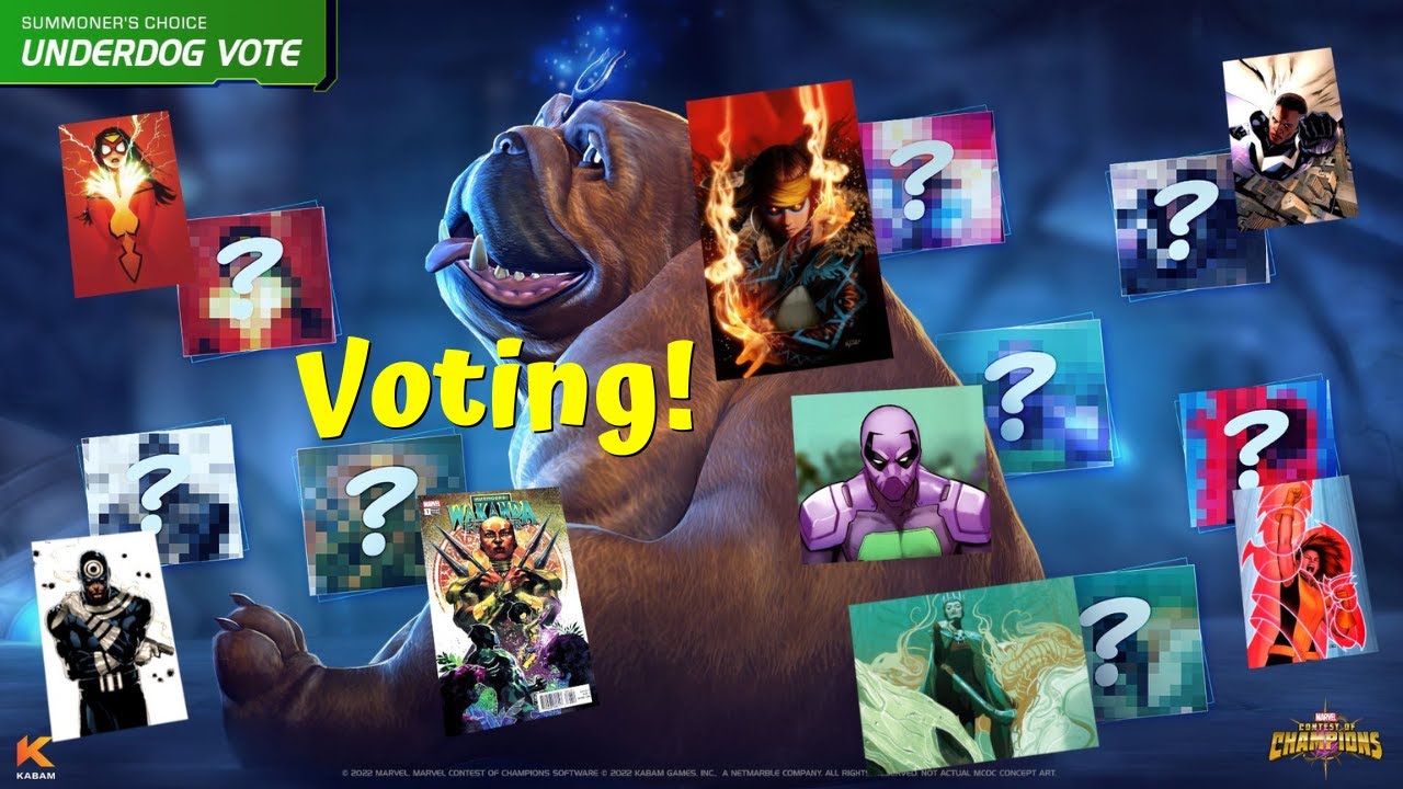 BLUE MARVEL! New Underdog Vote? Summoners Choice 2023?! - Marvel ...