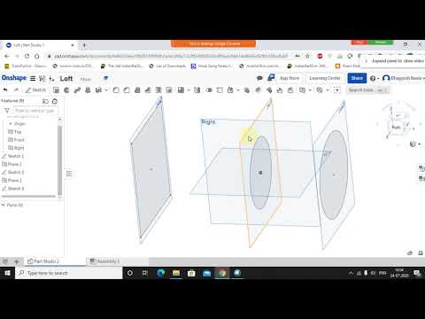 Loft Command and Wedge in Onshape - YouTube