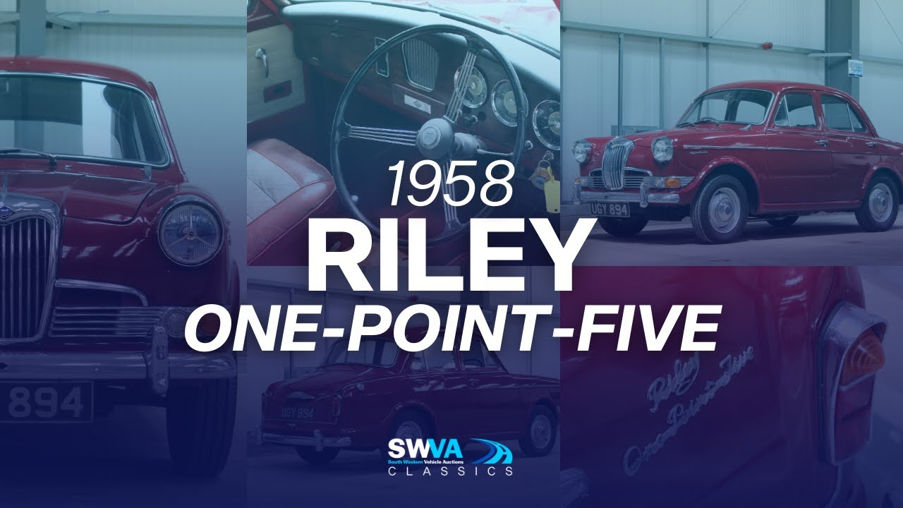 Lot 35 - Riley One Point Five 1958 | SWVA 25th July 2024 Summer Classic ...