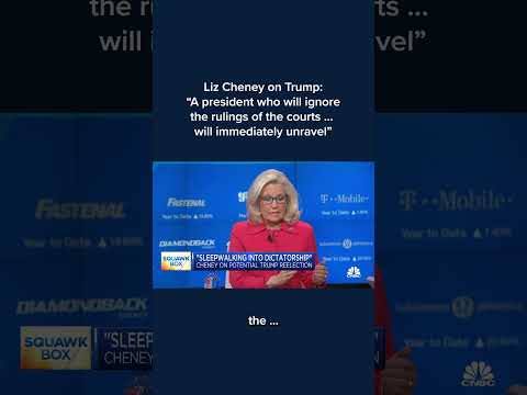 Liz Cheney: A president who will ignore the rulings of the courts ...