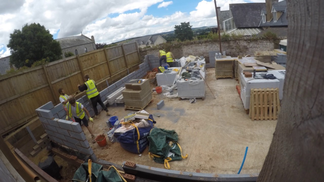 100mm Thermalite Blockwork | Bricklaying | Countess Weir Village Hall ...