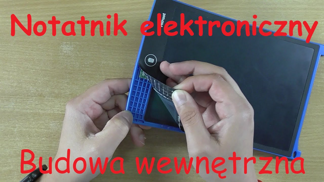notatnik elektroniczny - budowa wewnętrzna - YouTube