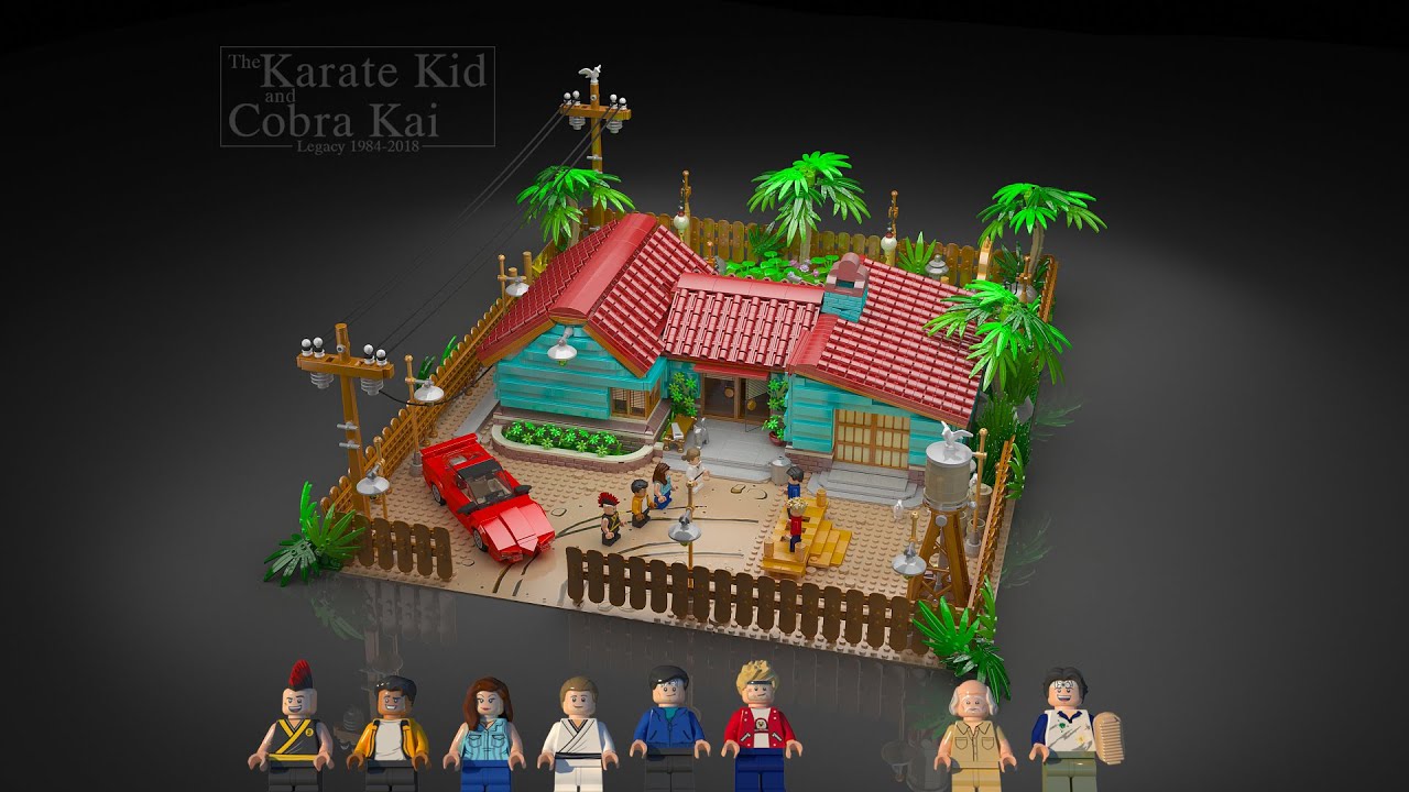LEGO® IDEAS The Karate Kid and Cobra Kai Legacy 1984 2018 - YouTube