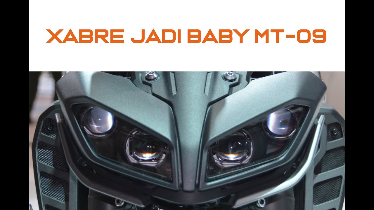 Review 009 - "Custom Headlamp Baby MT-09 untuk Yamaha Xabre" - YouTube