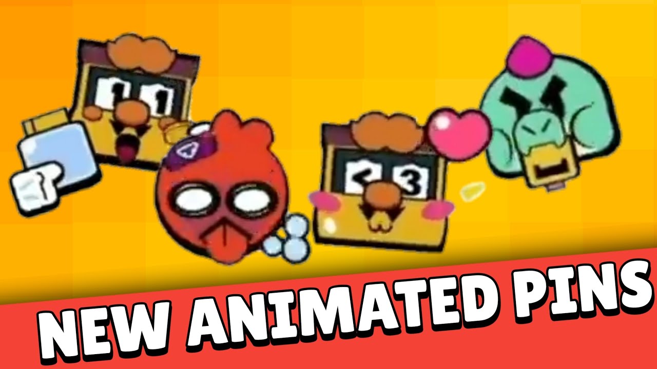 New Animated Pins | Brawl Stars August Update - YouTube