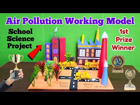 Air Pollution Science Working Model | Science Project Ideas | Easy ...