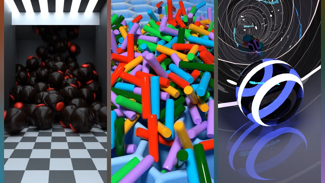 Oddly Satisfying 3D Animations To Watch While Having Dinner - YouTube