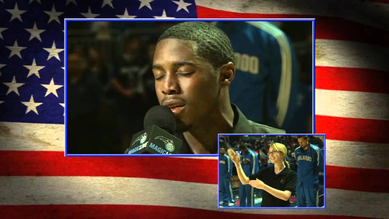 Full Sail student Jessie Nunn III performs National Anthem at Orlando ...