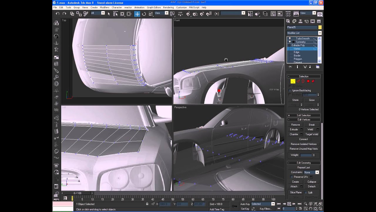 3. Hood (Car modelling tutorial) - YouTube