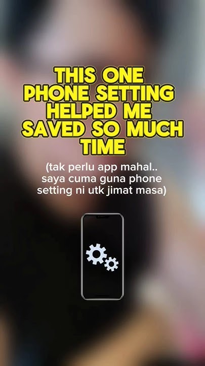 This one phone setting saved me so much time…#lifehacks - YouTube