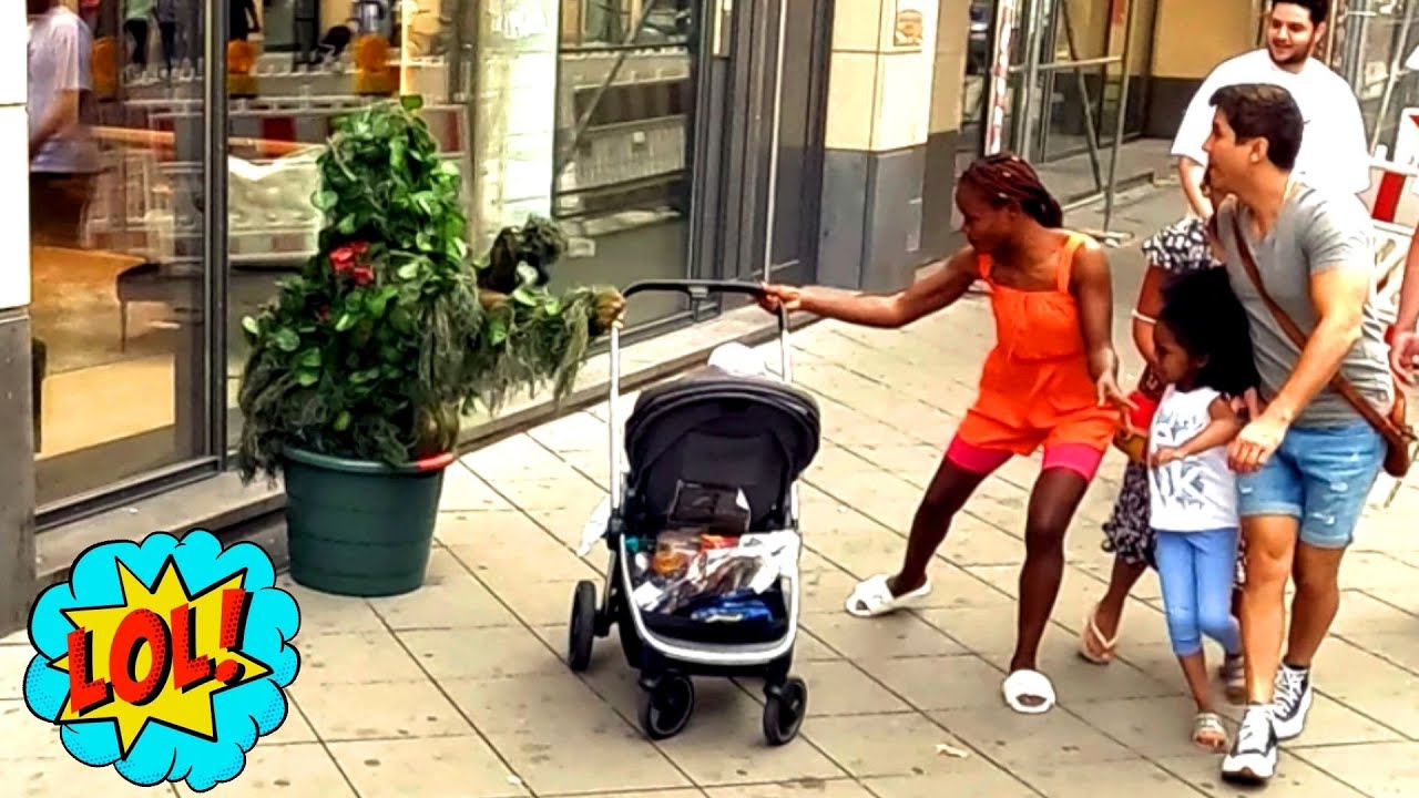 Bushman Steals her Baby!!! Hilarious and Amazing Reactions of Bushman ...