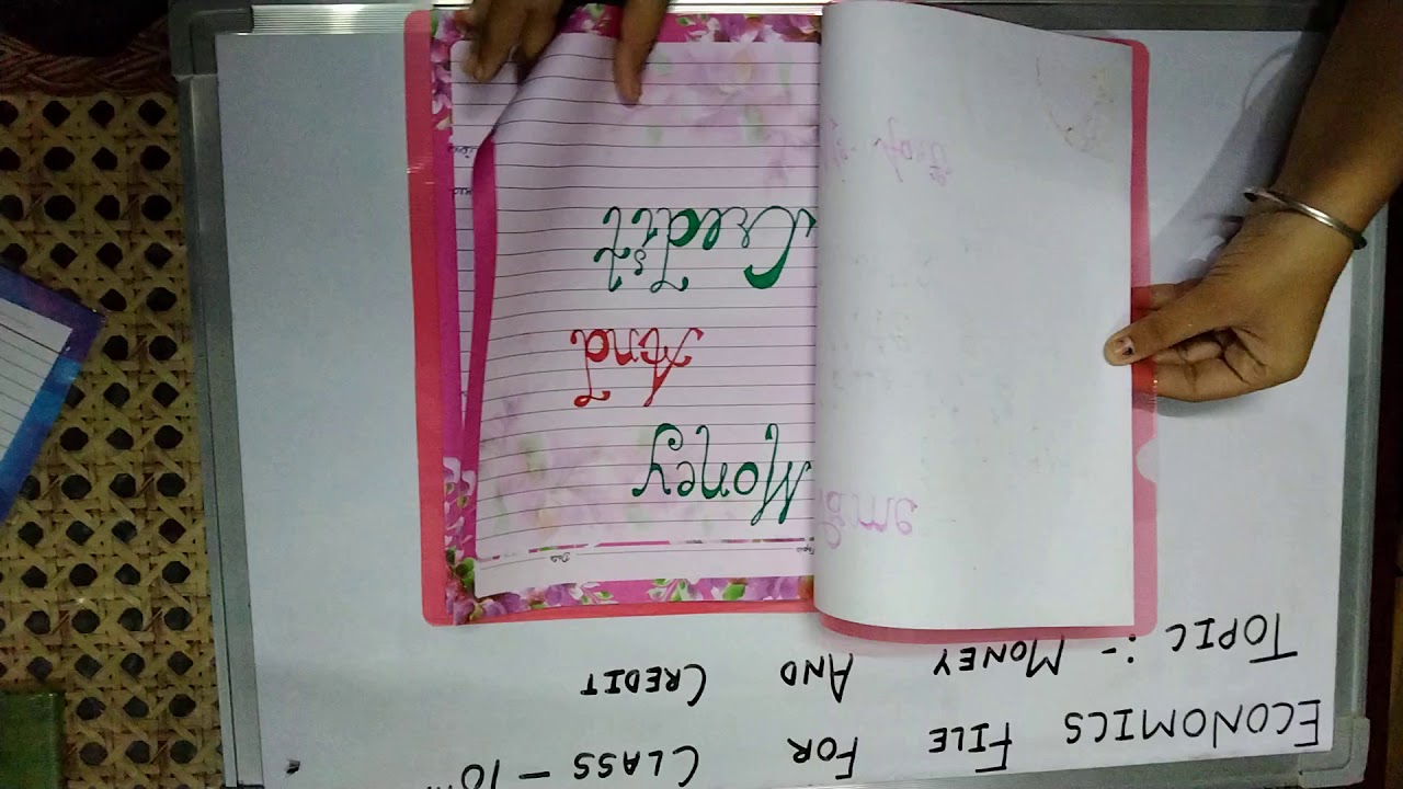 Project of economics for Class 10th on TOPIC : Money and credit - YouTube