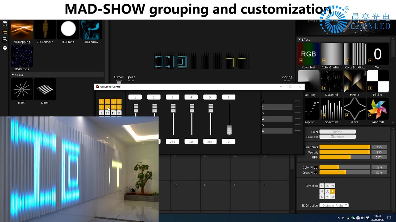 MAD-SHOW grouping and customization - YouTube