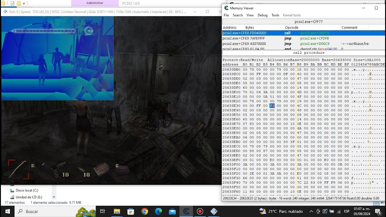 SH4 Debug shadows/filters(?) - Silent Hill 4 - PS2 - YouTube