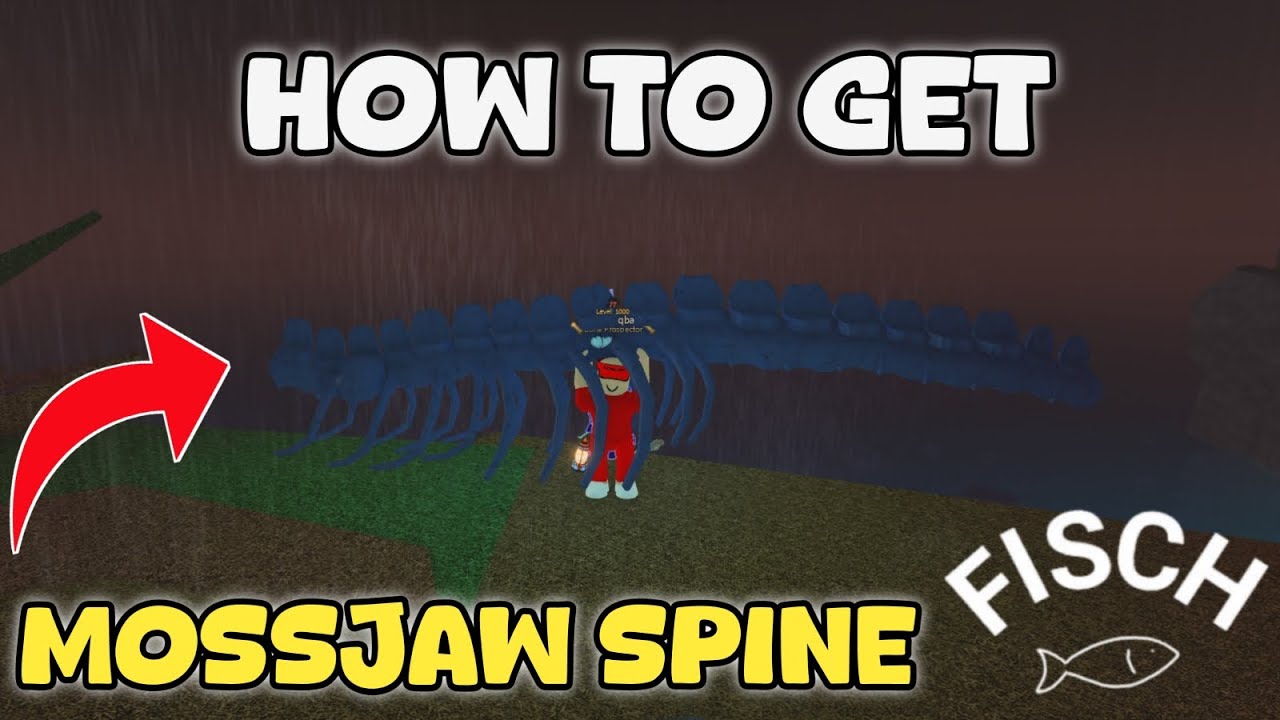 How To Get Mossjaw Spine Location In Fisch | Roblox - YouTube