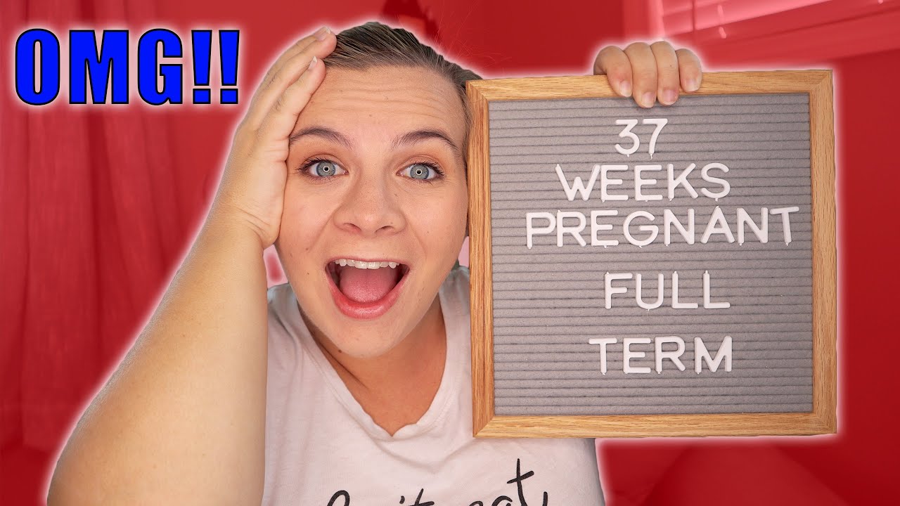 37 WEEK BUMPDATE! **OFFICIALLY FULL TERM** - YouTube