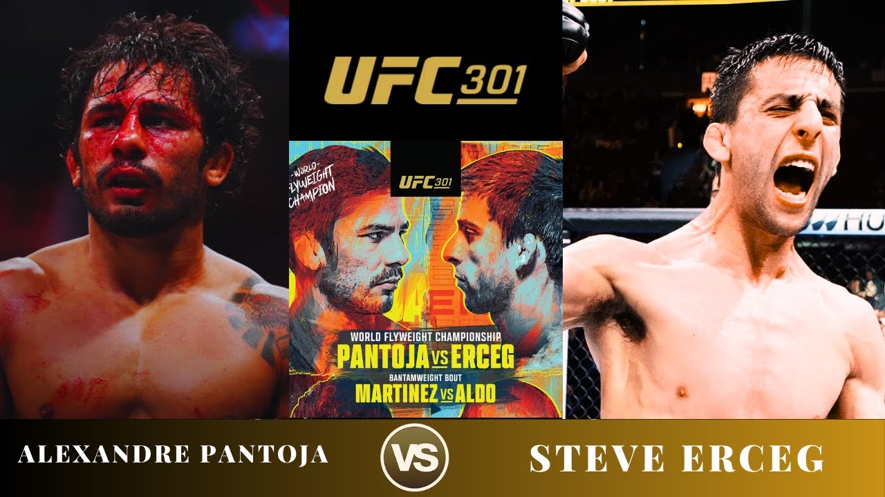 UFC 301: Alexandre Pantoja Vs Steven Erceg: Full card preview| #ufc301 ...