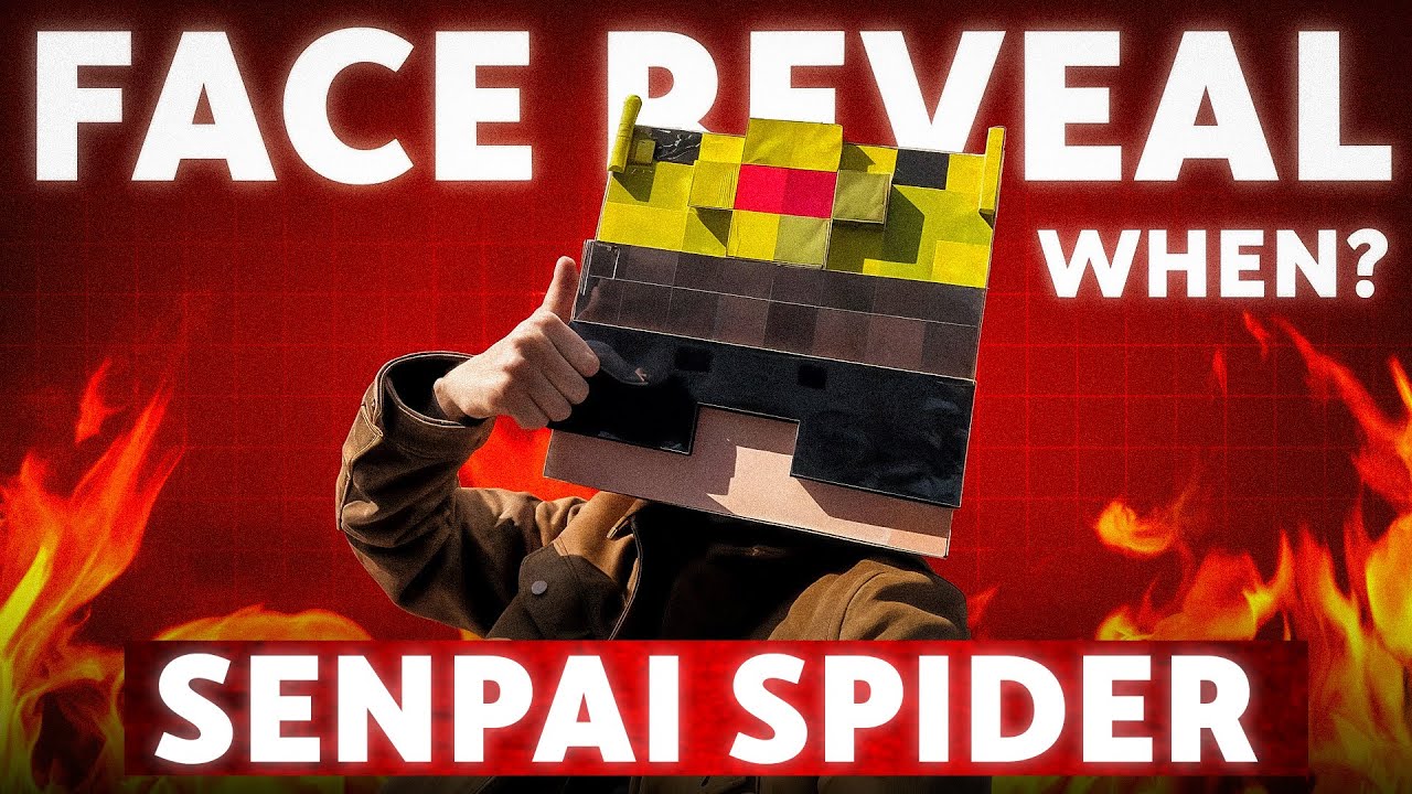 Senpai Spider Face Reveal - YouTube