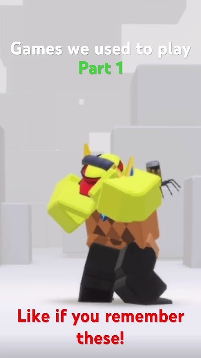 Games we used to play (PART 1) #roblox #nostalgia #robloxedit #robloxshorts #shorts - YouTube