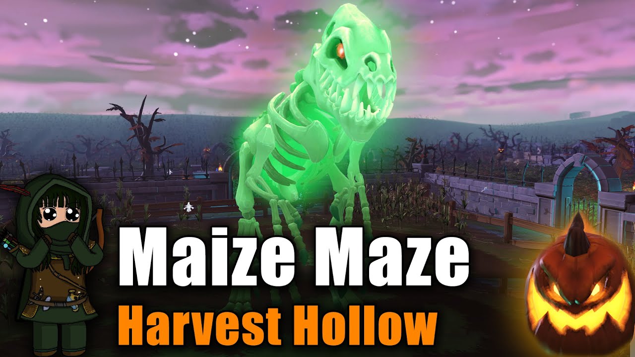 Maize Maze Full Run | Harvest Hollow | Halloween 2024 | Runescape ...