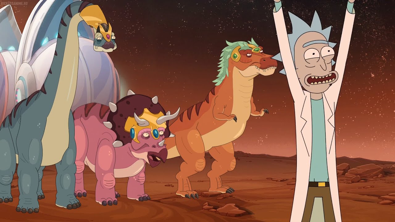 Rick rescues Dinosaur | Rick and Morty Season 6 Episode 6 - YouTube