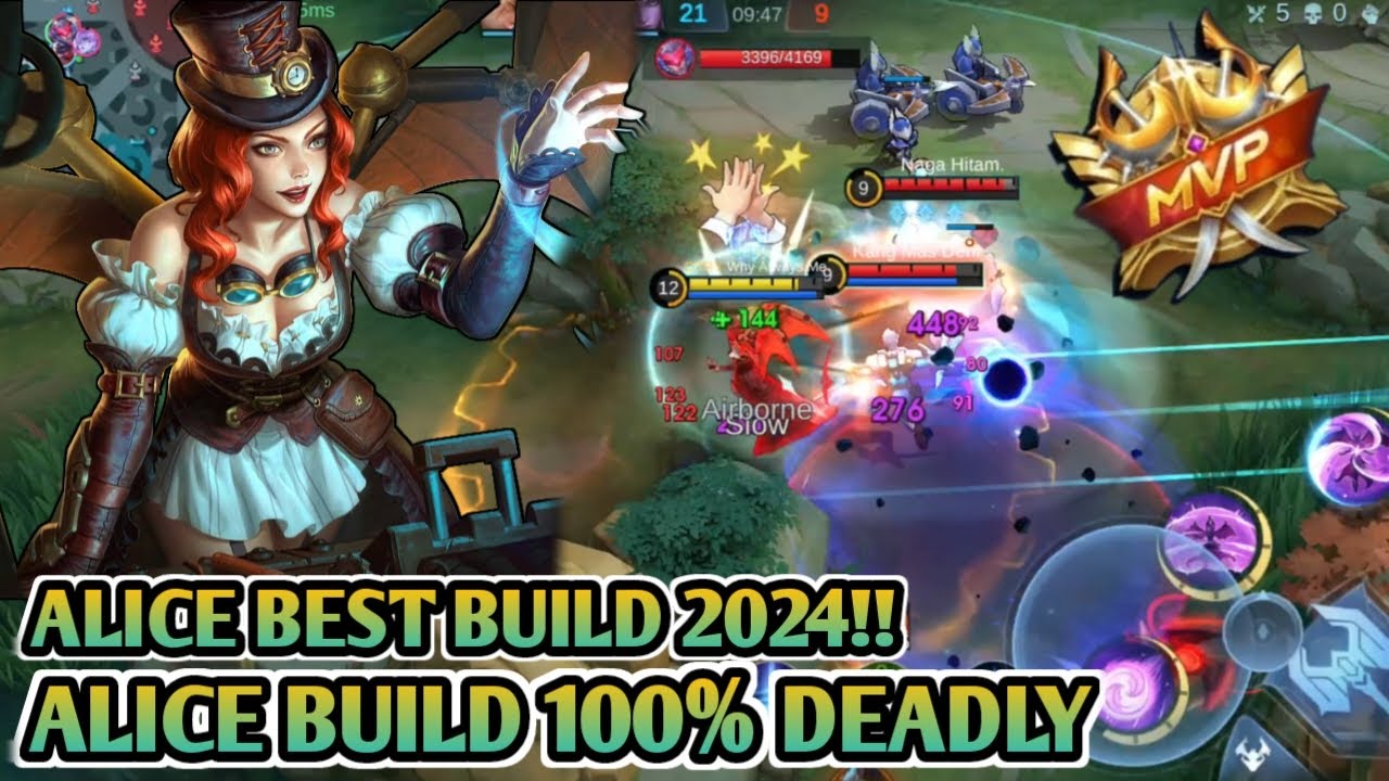 ALICE BUILD 100%DEADLY!! || ALICE BEST BUILD 2024 - MOBILE LEGENDS ...