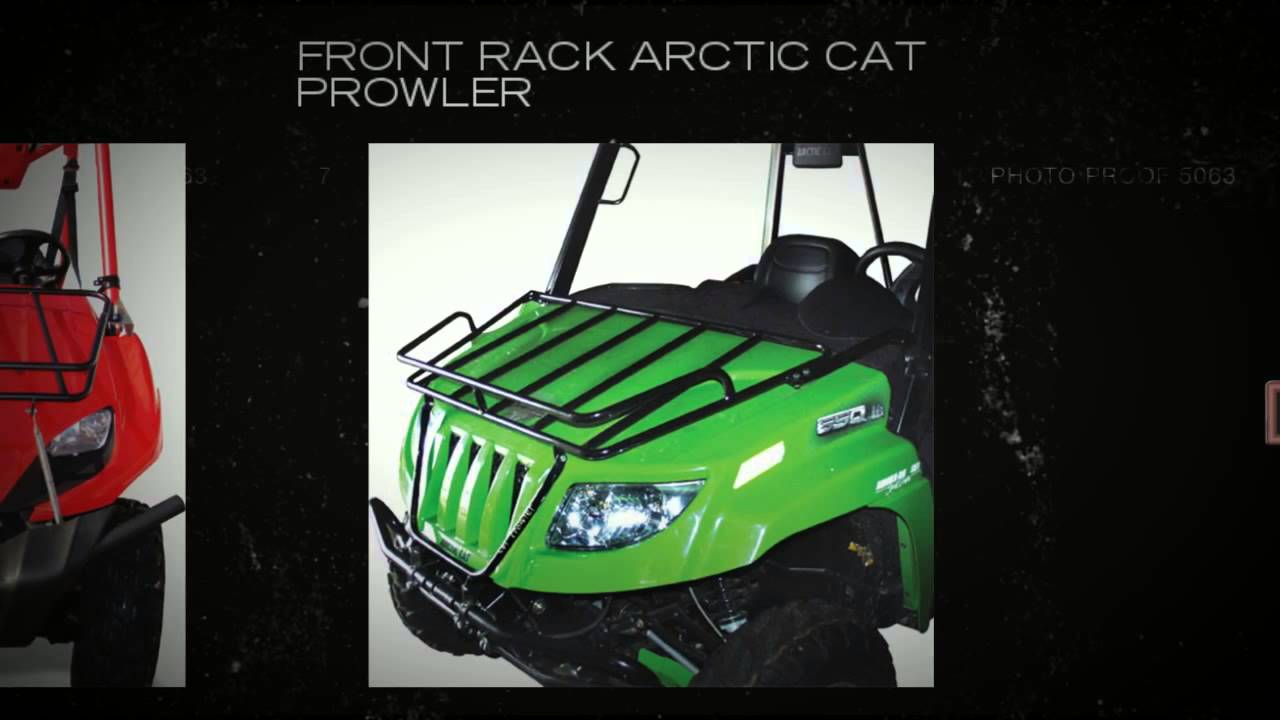 Front rack Side By Side UTV Rhino Teryx Prowler Ranger - YouTube