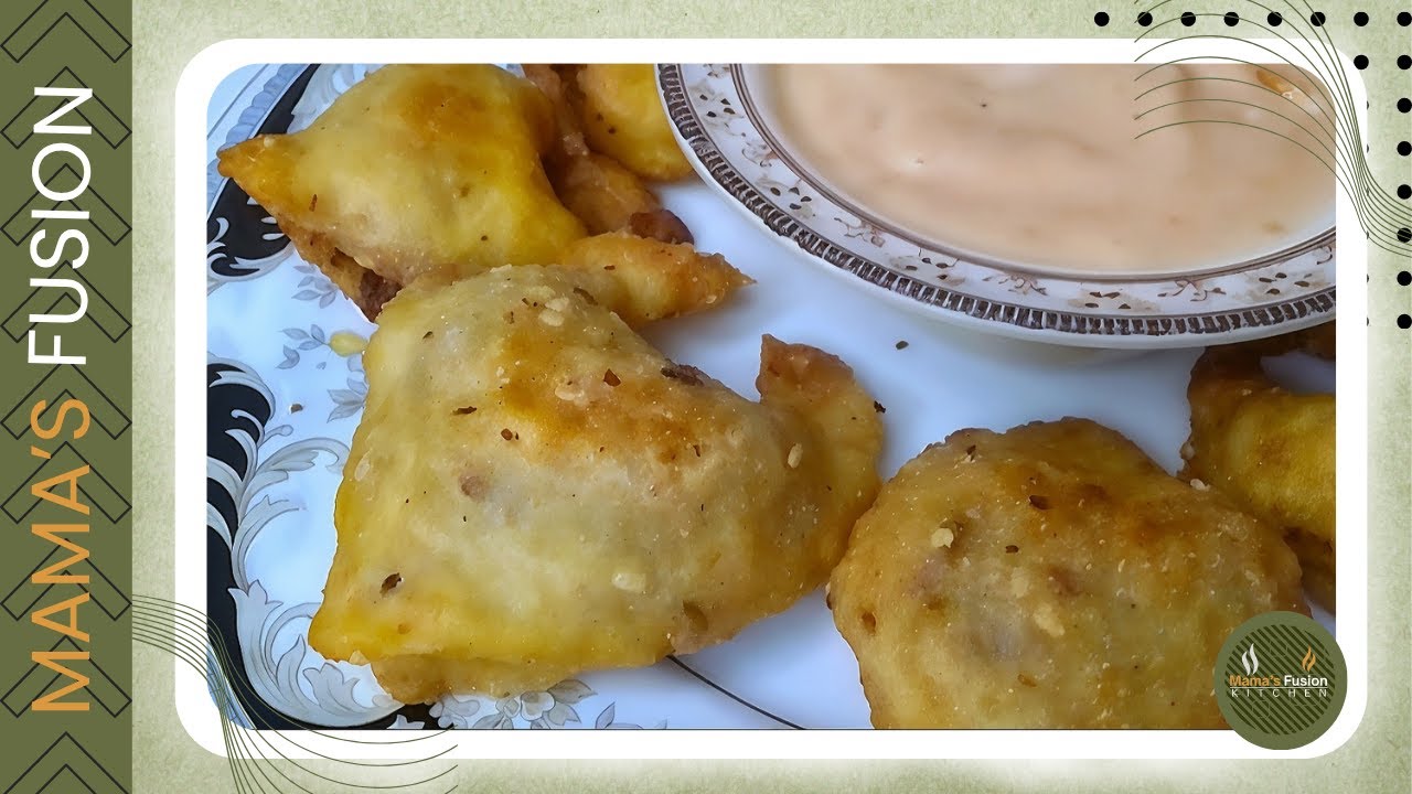 Crispy Homemade suge Snack recpie with Creamy Sauce | Easy Recipe - YouTube