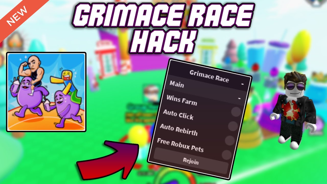*NEW* Grimace Race OP Script (2023) PASTEBIN - YouTube