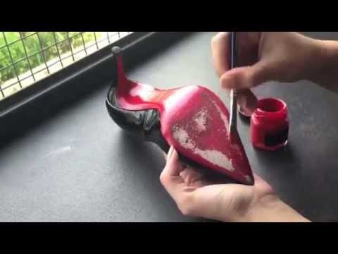 How To Restore CL Red Bottom Shoes - YouTube