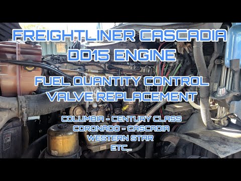 Freightliner Cascadia DD13 DD15 ENGINE fuel quality control valve ...