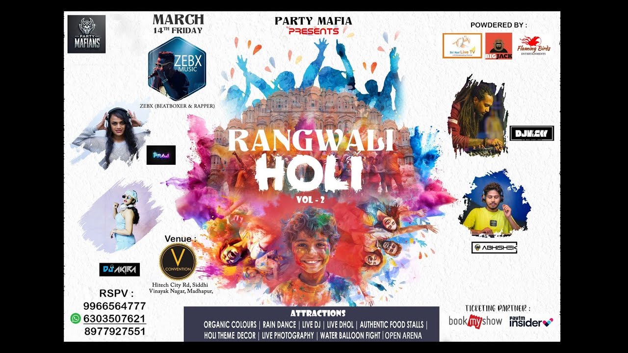 RANGWALI HOLI Vol - 2 | Holi Event | LIVE - YouTube