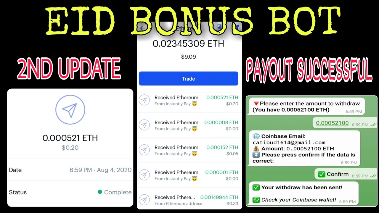 2ND UPDATE: EID BONUS BOT PAID ME - YouTube