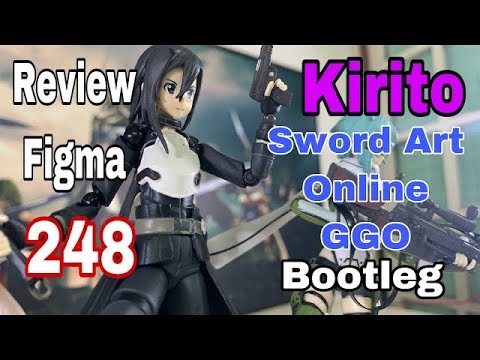 Review mô hình Figma 248 Kirito Sword Art Online GGO Bootleg - YouTube