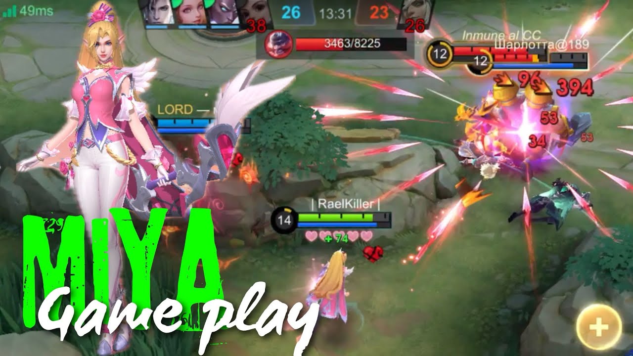 Legends Mobile Bang Bang Miya Game Play - YouTube