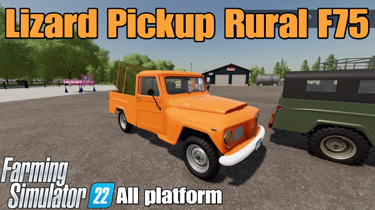 Lizard Pickup Rural F76 / FS22 mod test for all platforms - YouTube