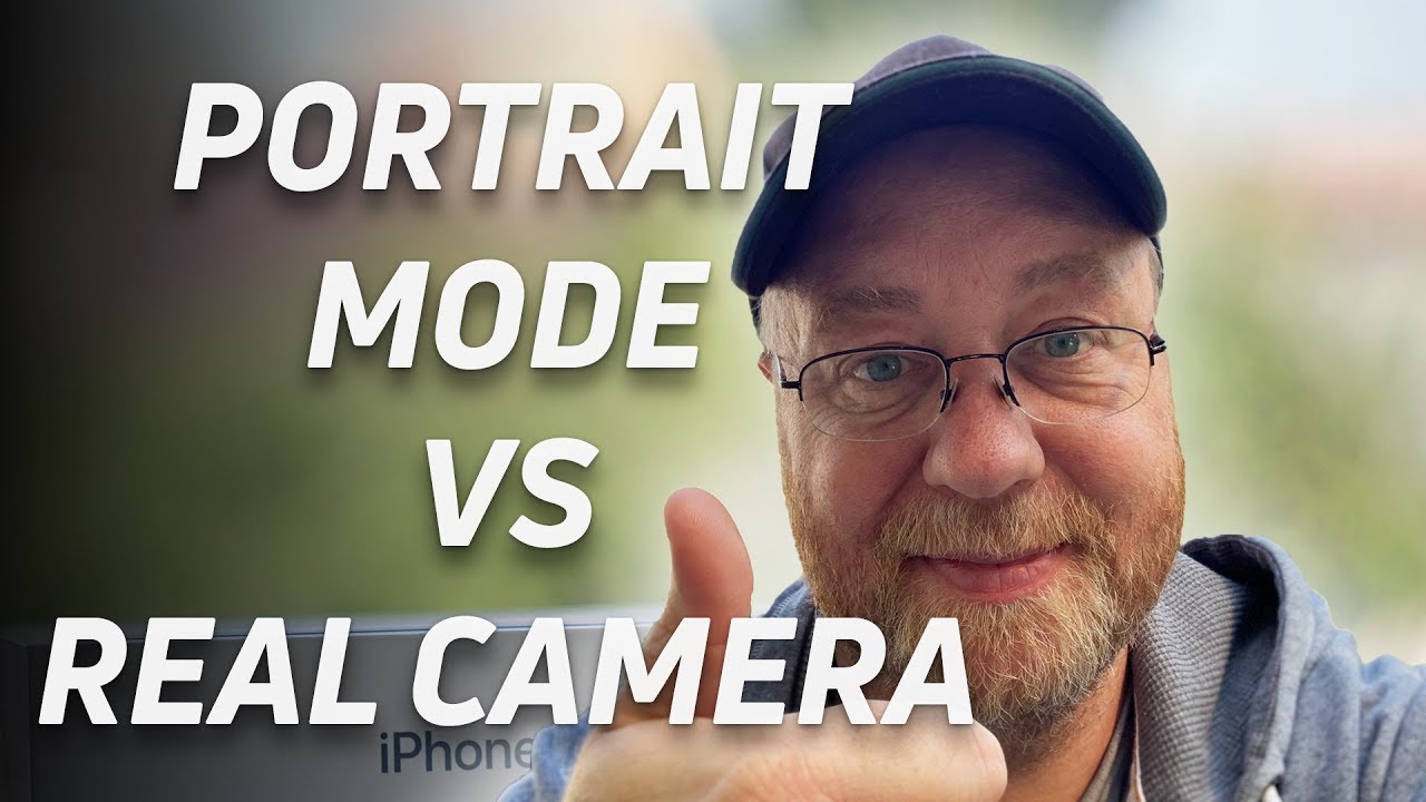 iPhone Portrait Mode vs Full Frame Mirrorless Camera - YouTube
