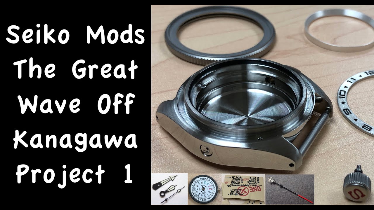 Seiko Mods - The Great Wave Off Kanagawa Project 1 - YouTube