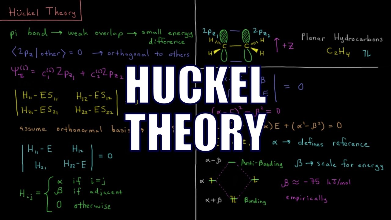 Quantum Chemistry 11.6 - Huckel Theory - YouTube