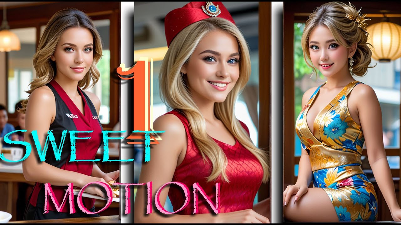 Fashion Model Animation SWEET 💙 MOTION 1 #fashion #evolution #animation ...