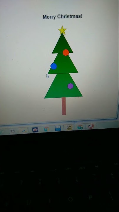 Christmas Tree Python Turtle #shorts - YouTube