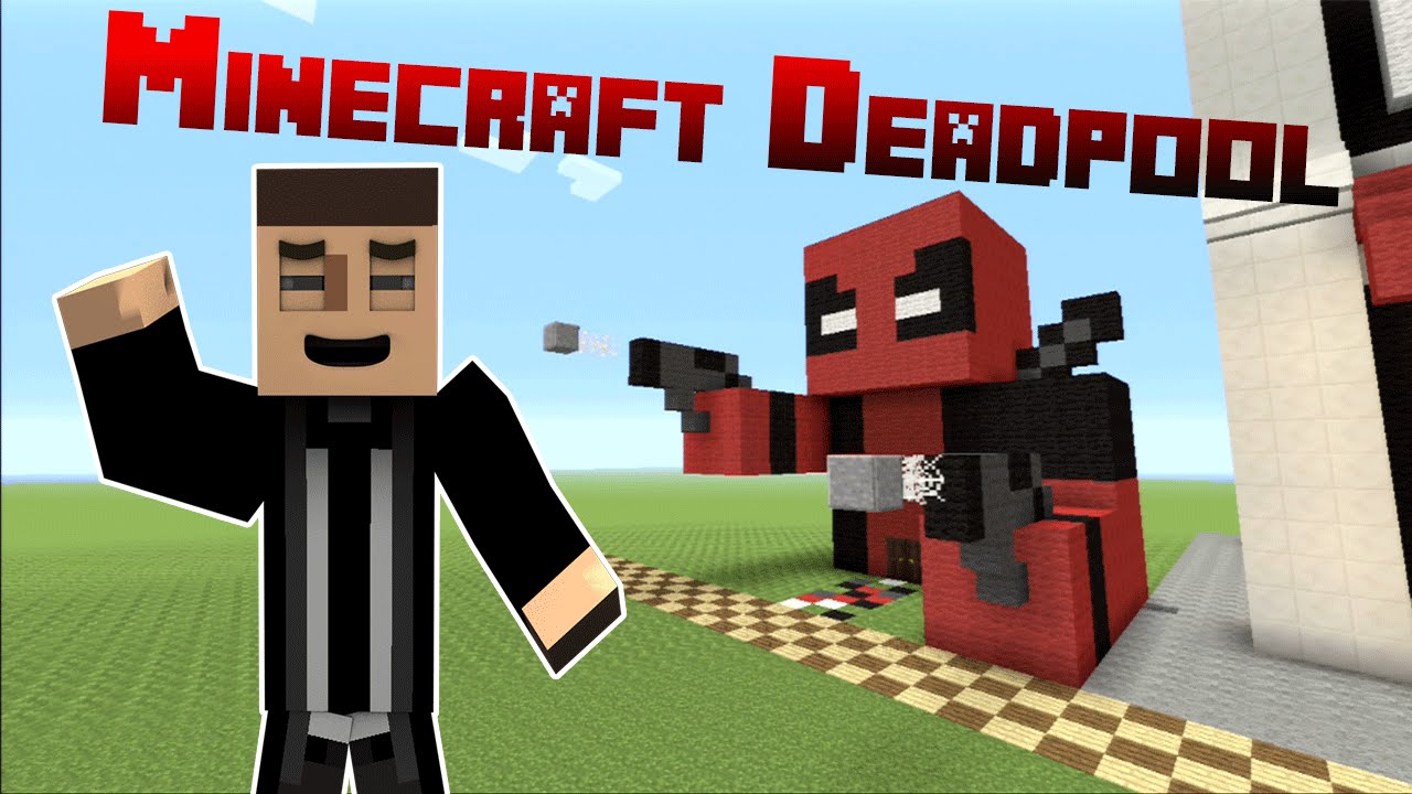 Minecraft tutorial how to make a Deadpool party house - YouTube