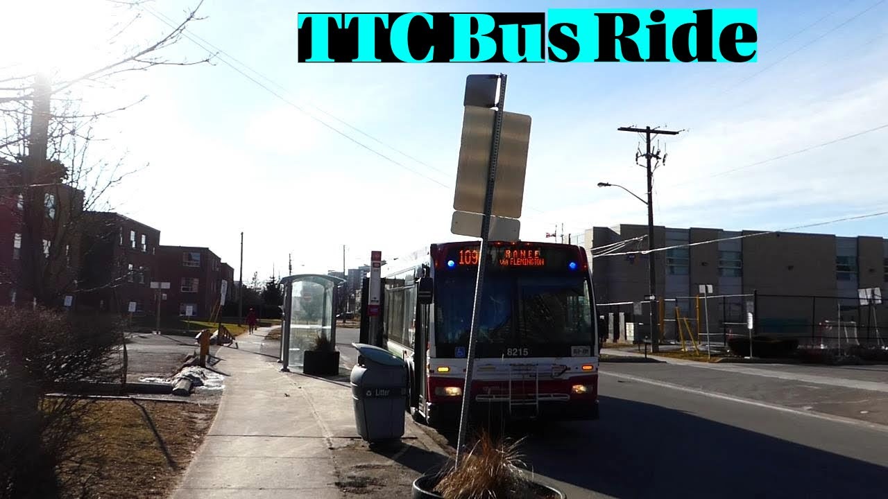 Toronto TTC Route 109C Ranee - Orion VII NG Diesel Bus Ride 2/23/2024 ...