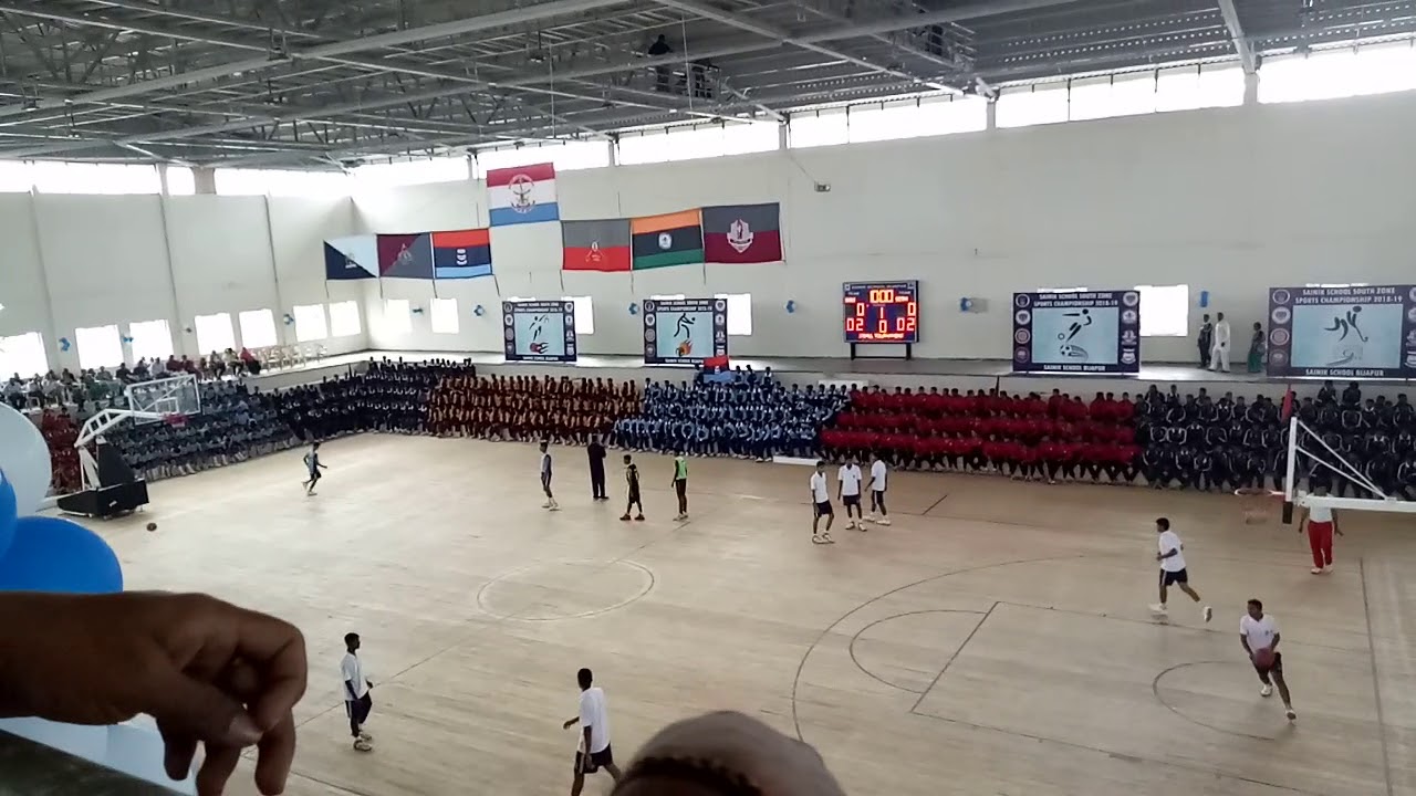 Sainik school Bijapur, south zone championship(1) - YouTube
