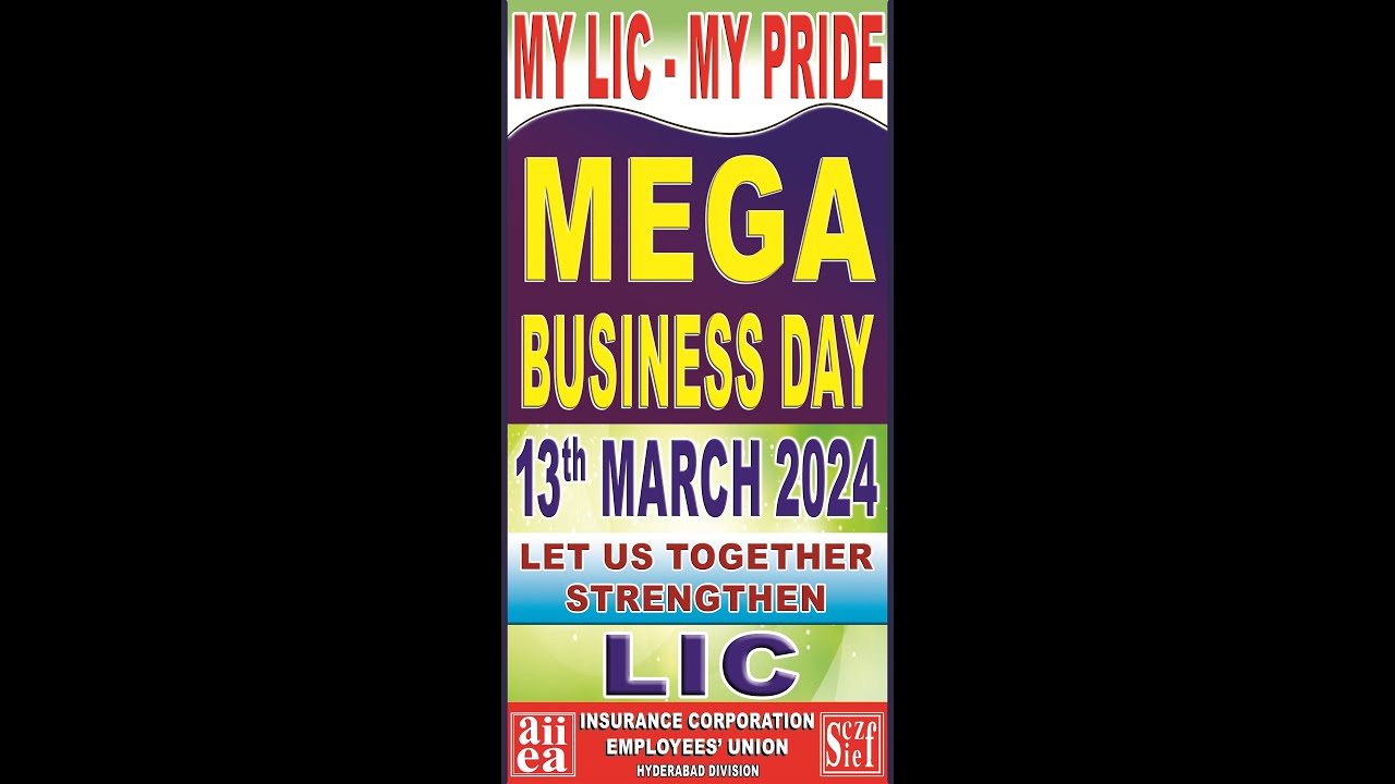 "MY LIC - MY PRIDE"-"Come On -Do It" !! Sri LK SHAM SUNDAR, ZM -Mega ...