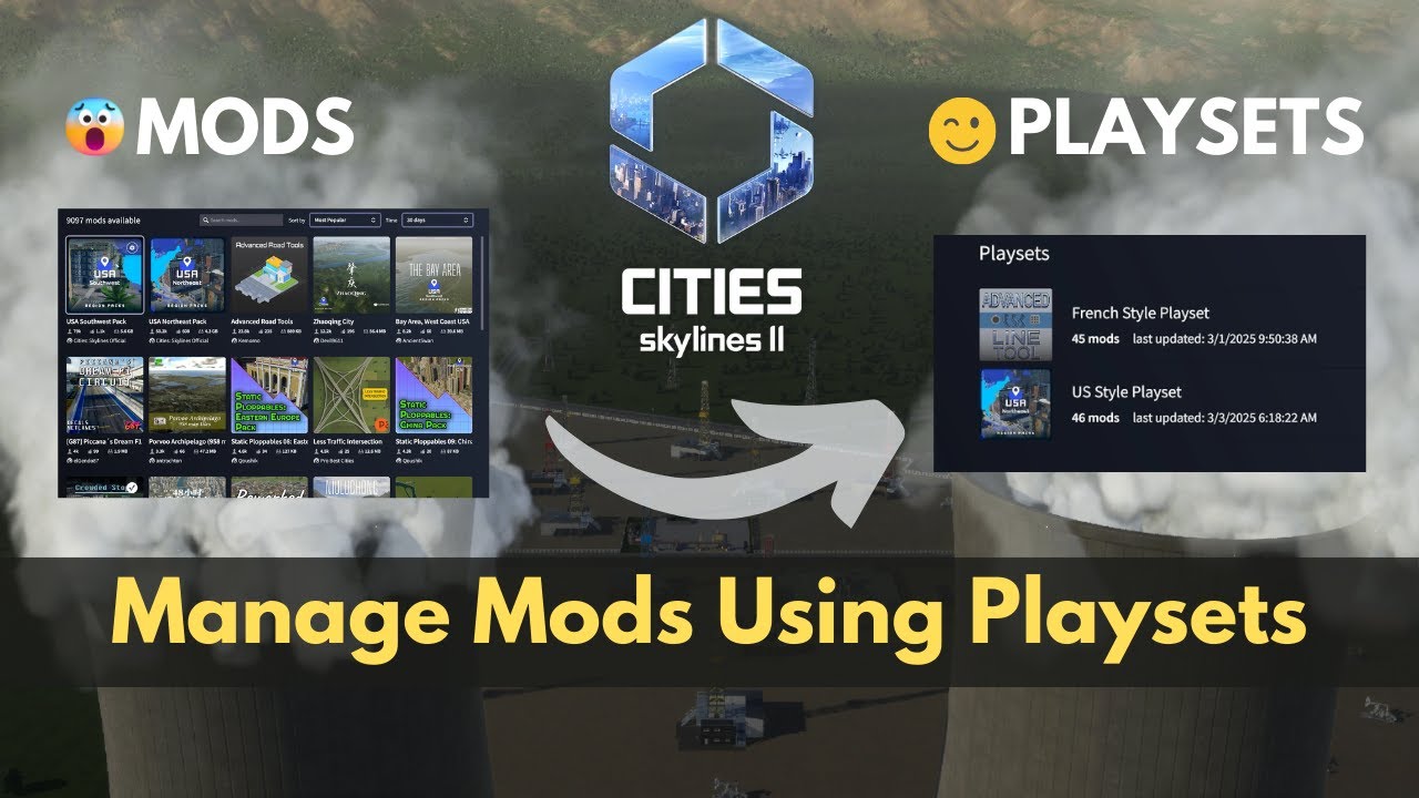 Cities skylines 2: Manage mods like a Pro | Playset | Mod - YouTube