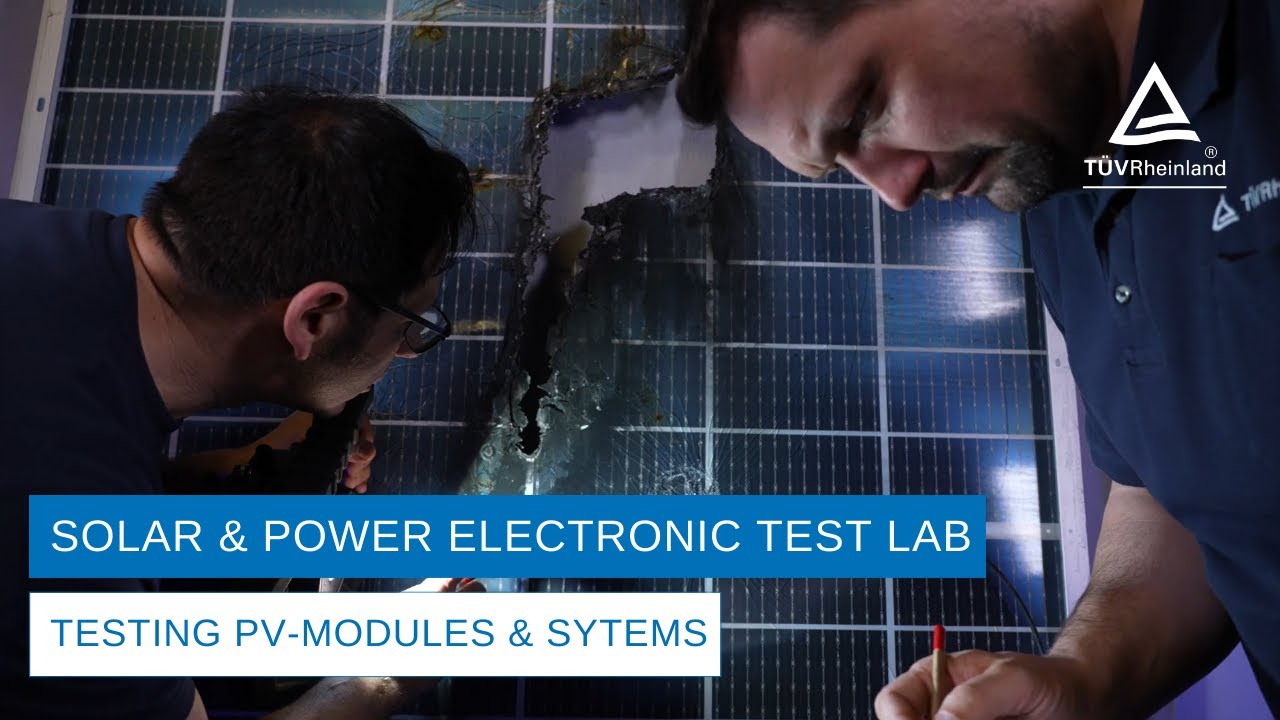 Solar and Power Electronic Test Lab - YouTube