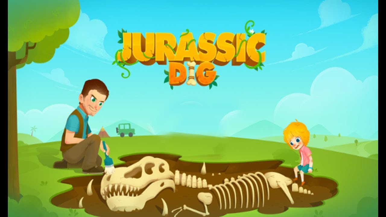 Jurassic Dig - Fossil Dig & Discovery Dinosaur Games For Kids - Dino ...