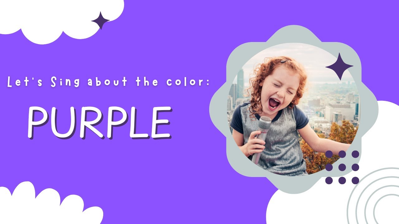 Purple Song for Toddlers | Fun & Educational Color Song - YouTube